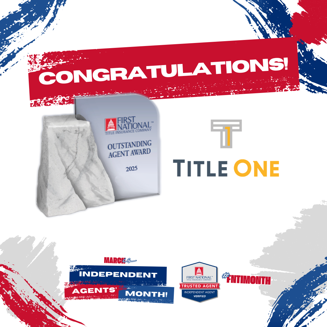 Independent Agents’ Month: Outstanding Agent Award Winner – Title One ...